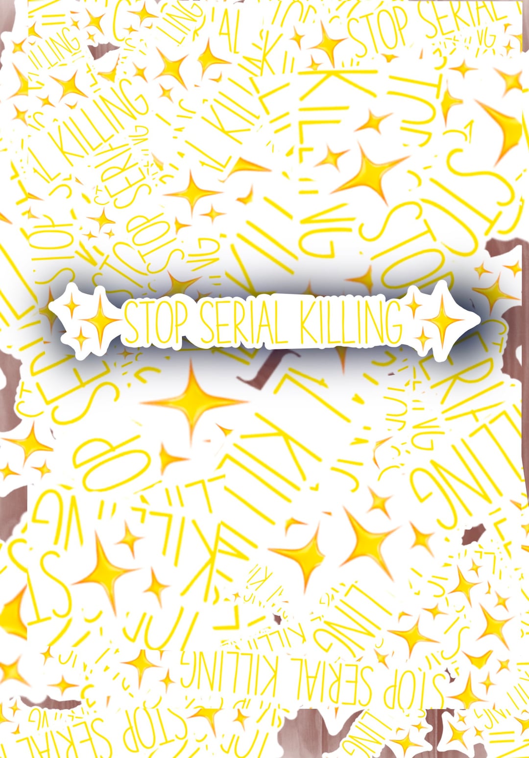 Stop Serial Killing Buzzfeed Unsolved Sticker - Etsy España