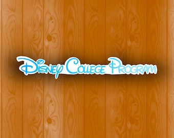 DCP Sticker| Disney College Program Sticker| Disney Cast Member Sticker ...