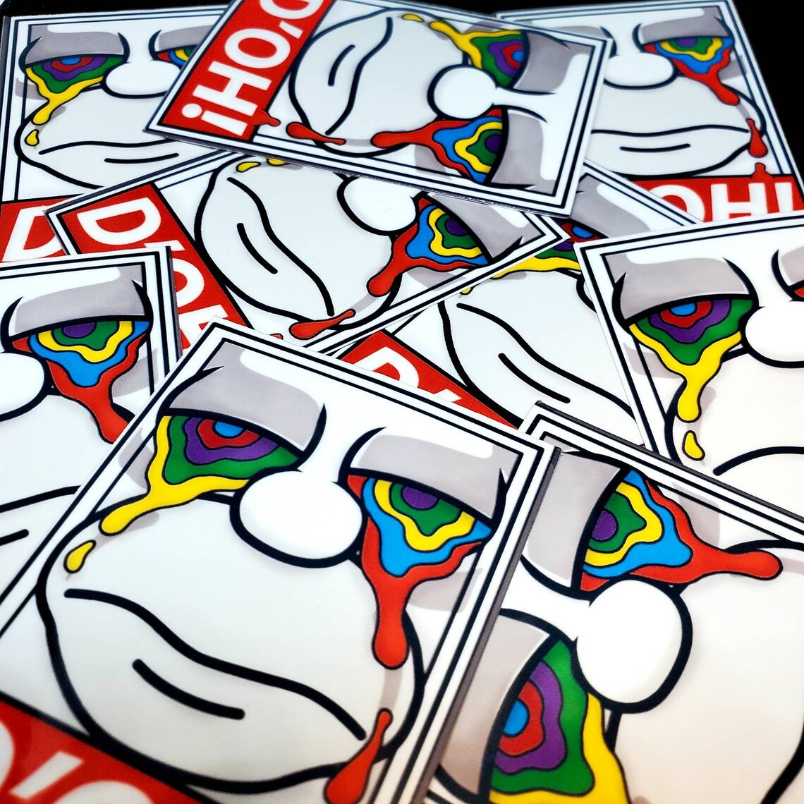 Psychedelic Homer D'oh Simpson Sticker Trippy Sticker Simpsons Cartoon ...