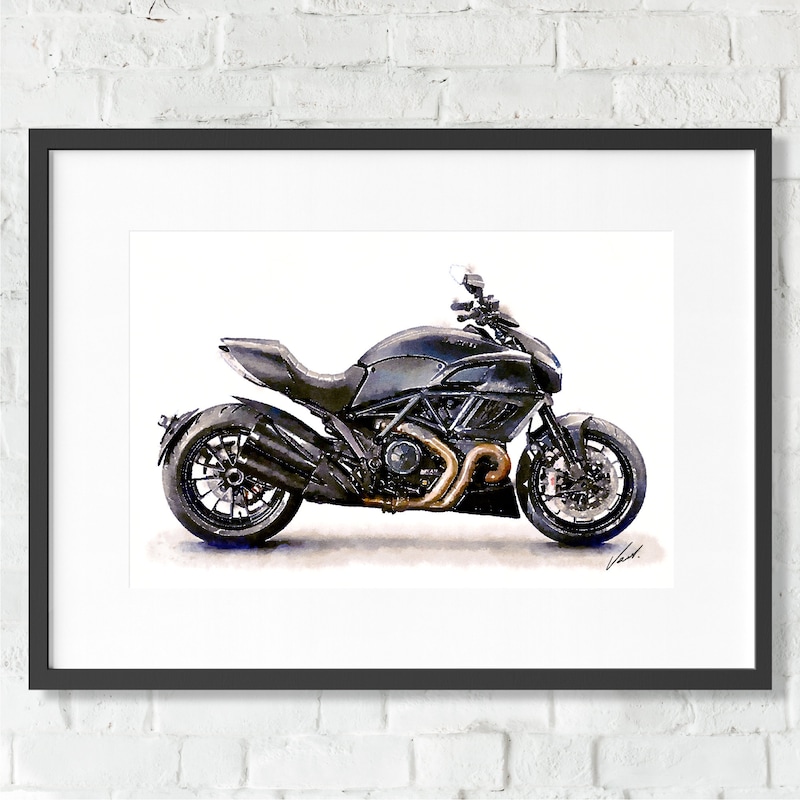 Ducati Art Print - Etsy
