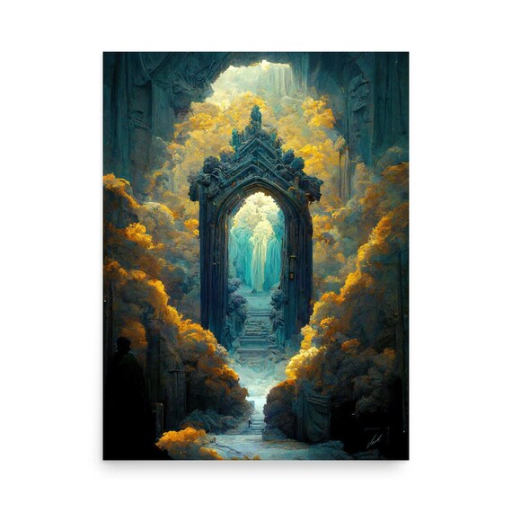 The Seventh Gate Oryginal Artwork by Vart. - Etsy