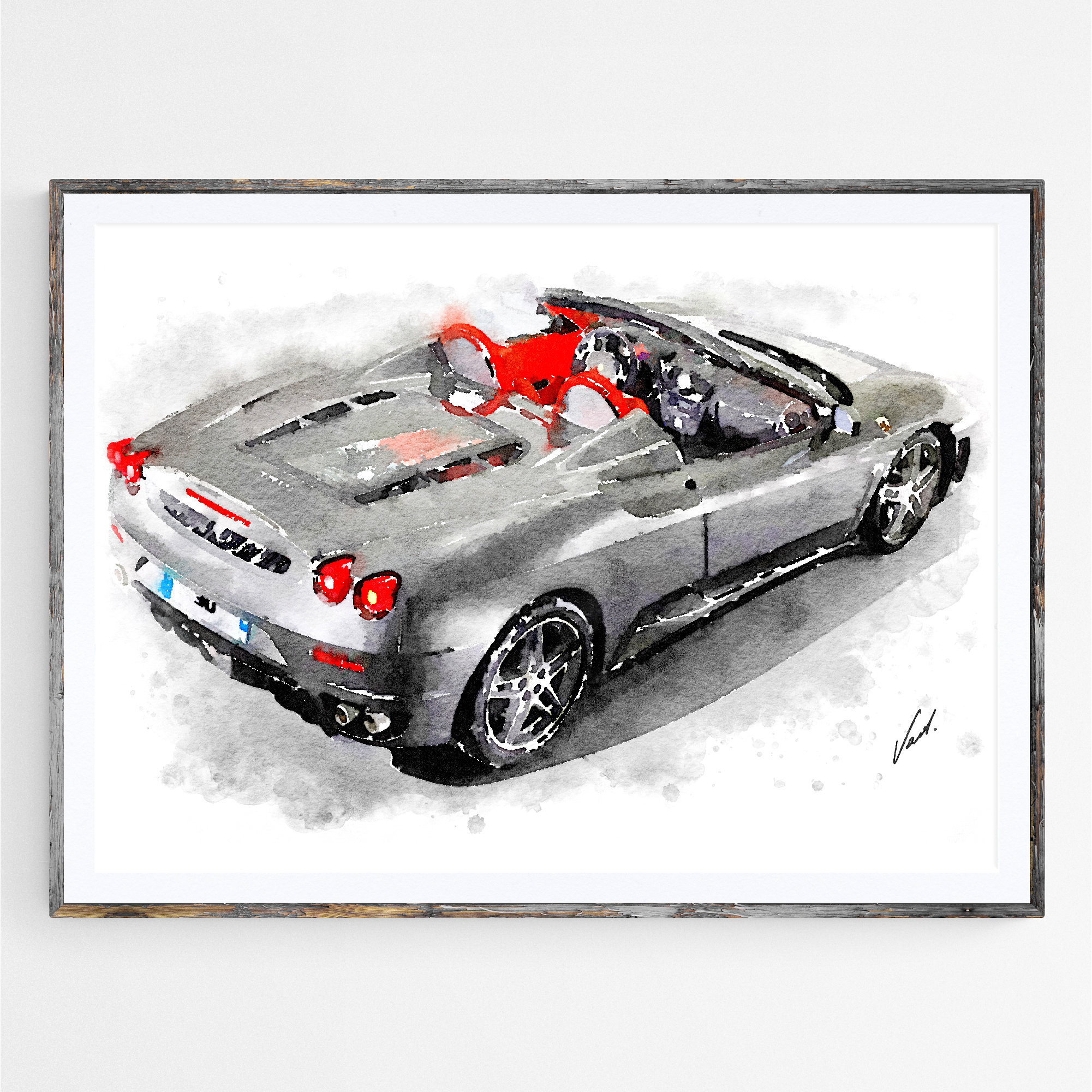 How To Draw A Ferrari F430
