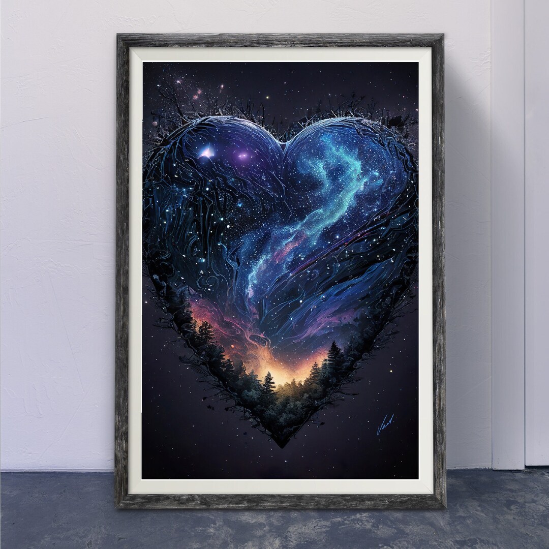 Heart Constellation Original Artwork by Vart. - Etsy