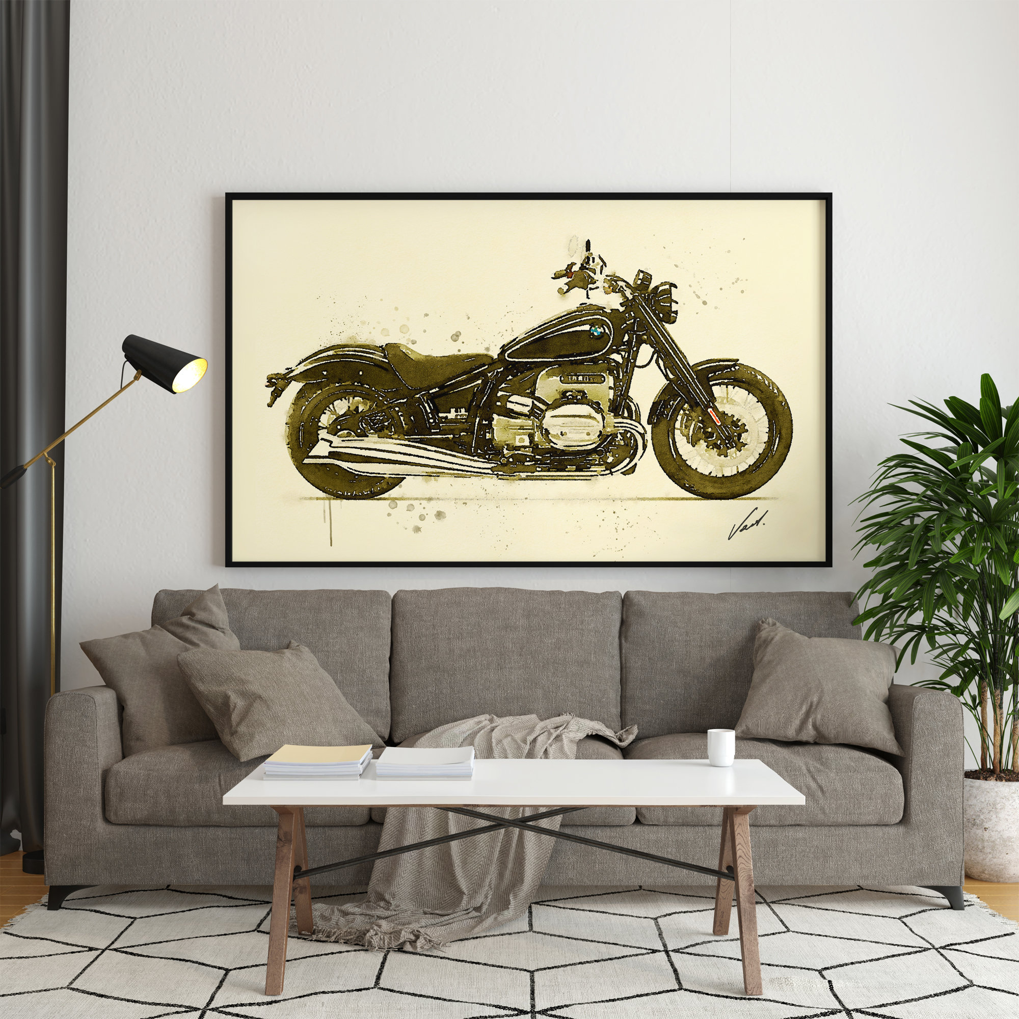 Watercolor BMW R18 Motorcycle Art Print Poster Awesome Gift - Etsy