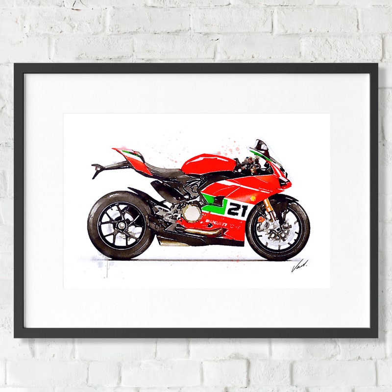 Ducati Painting - Etsy UK