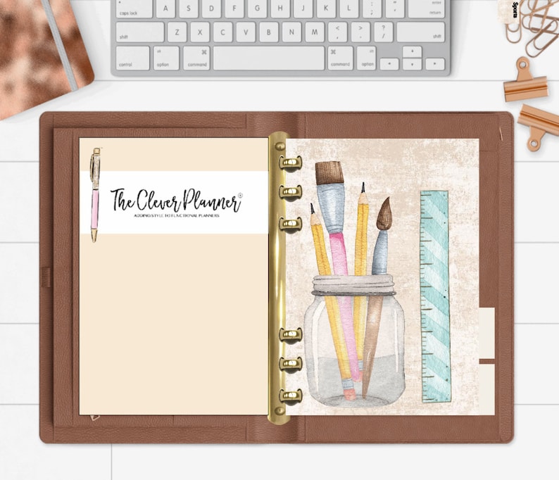 Teacher Student Divider Tab Set and Page Keeper for Your Pm Mm - Etsy