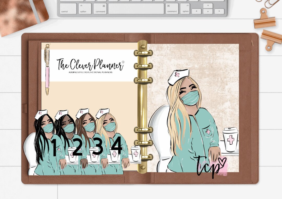 Medical Nurse Planner Dashboard for Your Pm Mm Gm Agendas, Personal ...