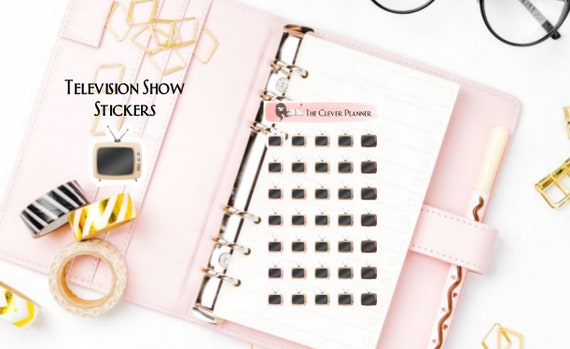 Television Tv Show Planner Stickers for Your PM MM GM | Etsy