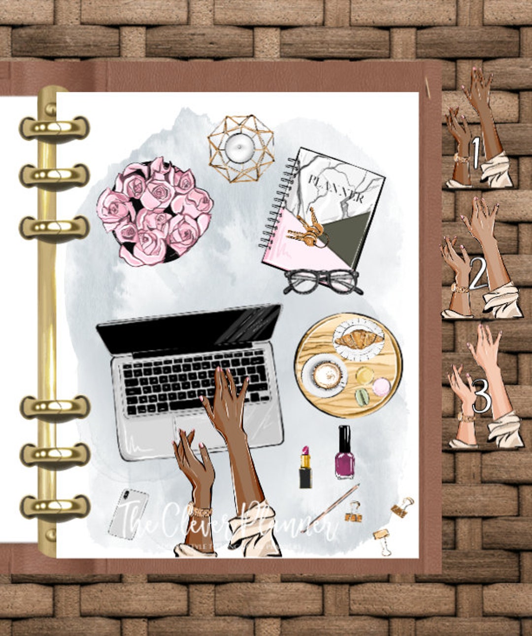 Girl Bossplanner Dashboard for Your Pm Mm Gm Agendas, Personal Planners ...