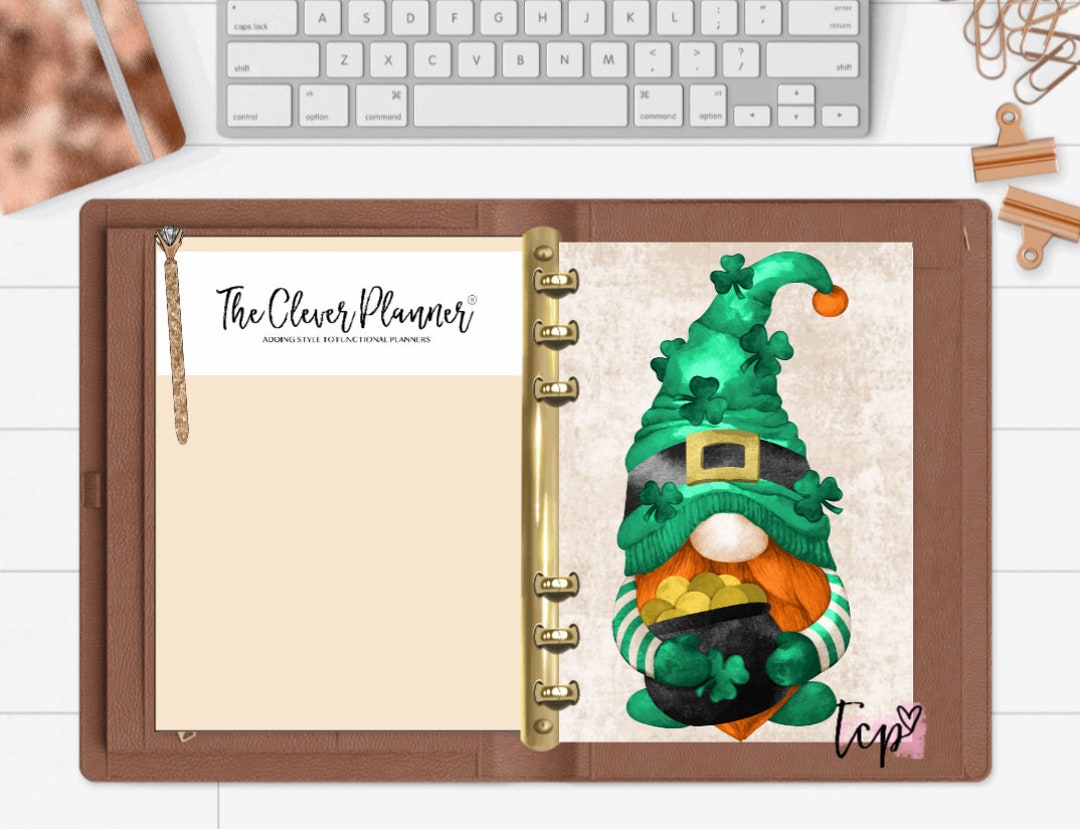 Leprechaun Gnome Planner Dashboard for Your Pm Mm Gm Agendas, Personal ...