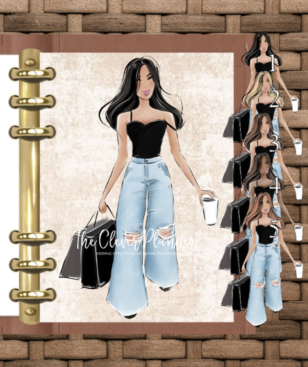 Planner Dashboard for Your Pm Mm Gm Agendas, Personal Planners, A5 ...