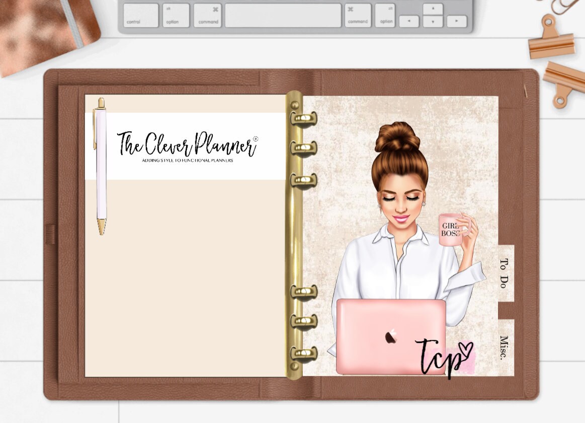 Planner Divider Tab Set and Page Keeper for Your Pm Mm Gm - Etsy