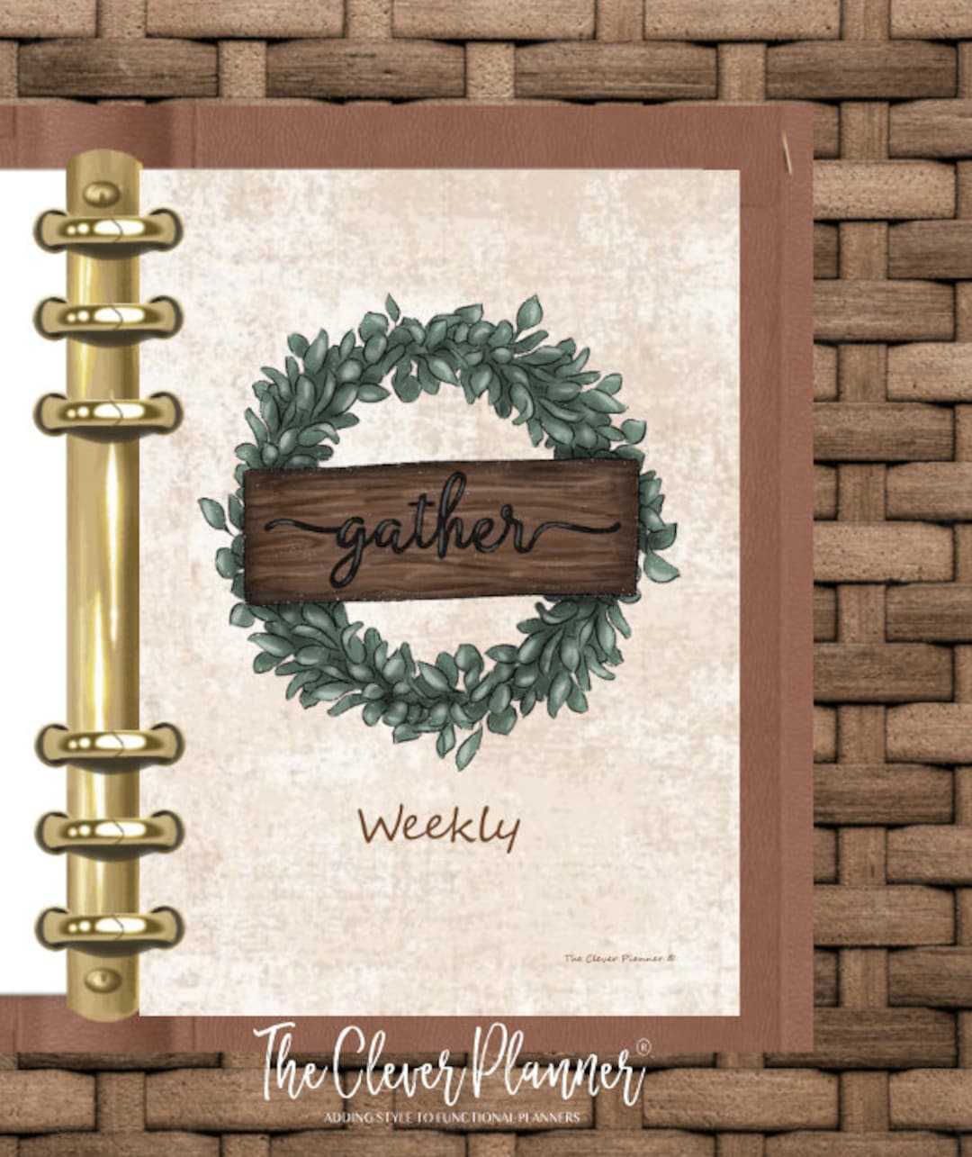 Fall Printed Undated Weekly Calendar for Your Pm, Mm, Gm Agenda ...