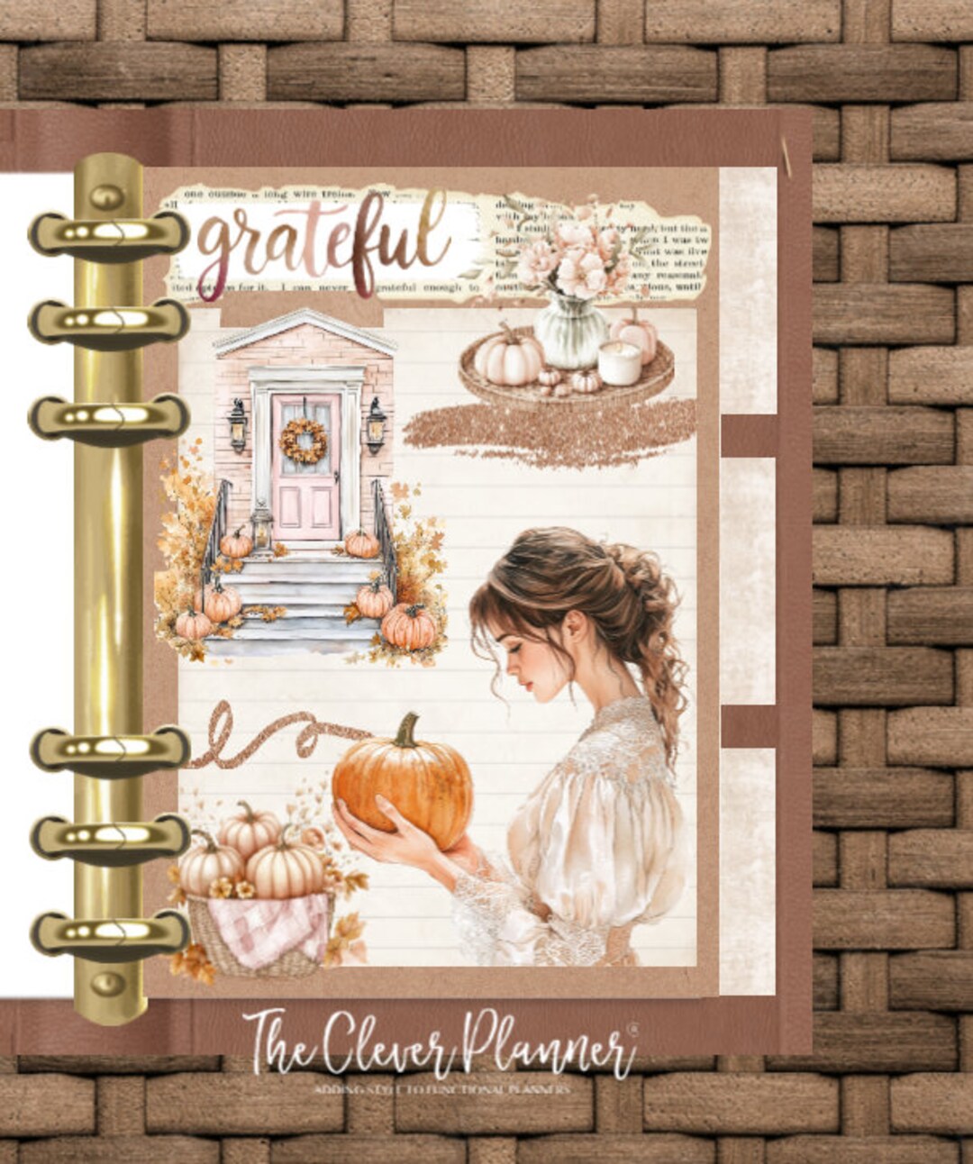 Planner Insert Bundle Tab Set Thanksgiving for Your Gm Mm Pm Agenda ...
