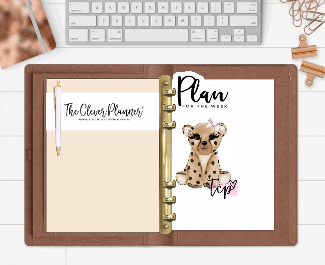 Cheetah Planner Page Keeper Bookmark for or Your PM MM GM - Etsy