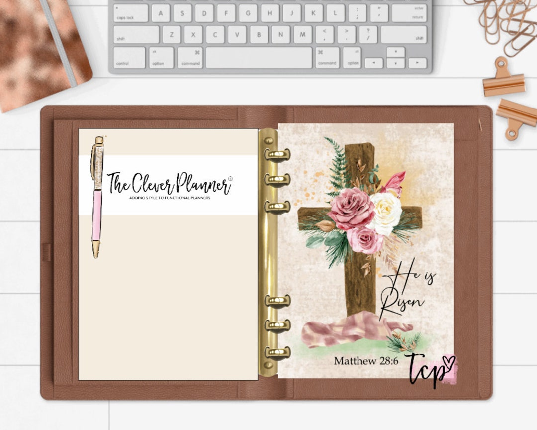 Religious Easter Planner Dashboard for Your Pm Mm Gm Agendas, Personal ...
