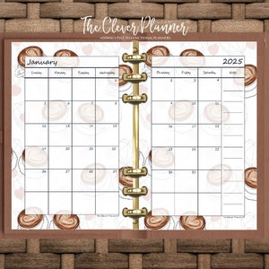 Monthly Calendar Printed Separated Month by Month Made for Planner ...