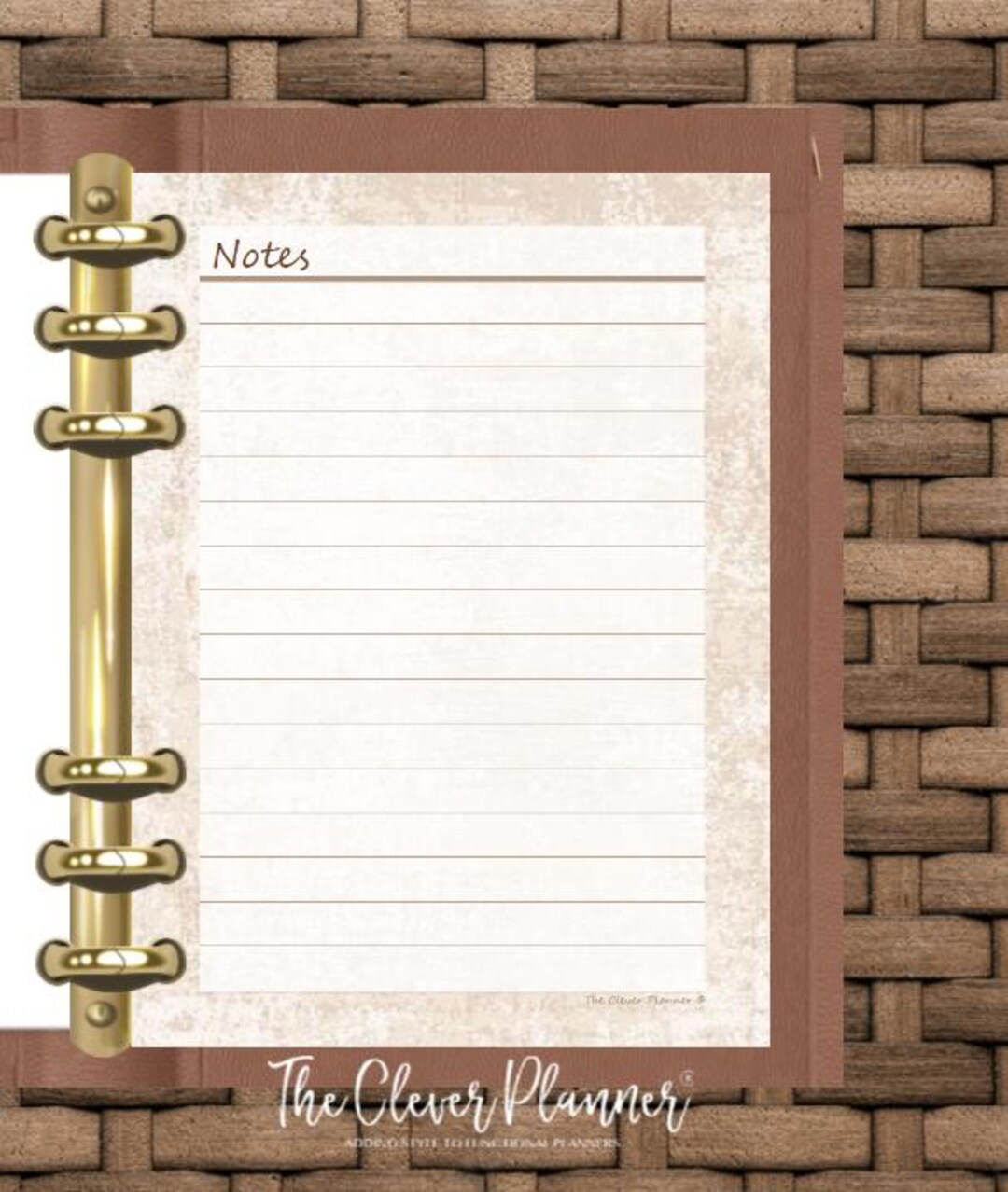 PRINTED Planner Notes Page Inserts for Your Pm Mm Gm Agenda, A5 Planner ...