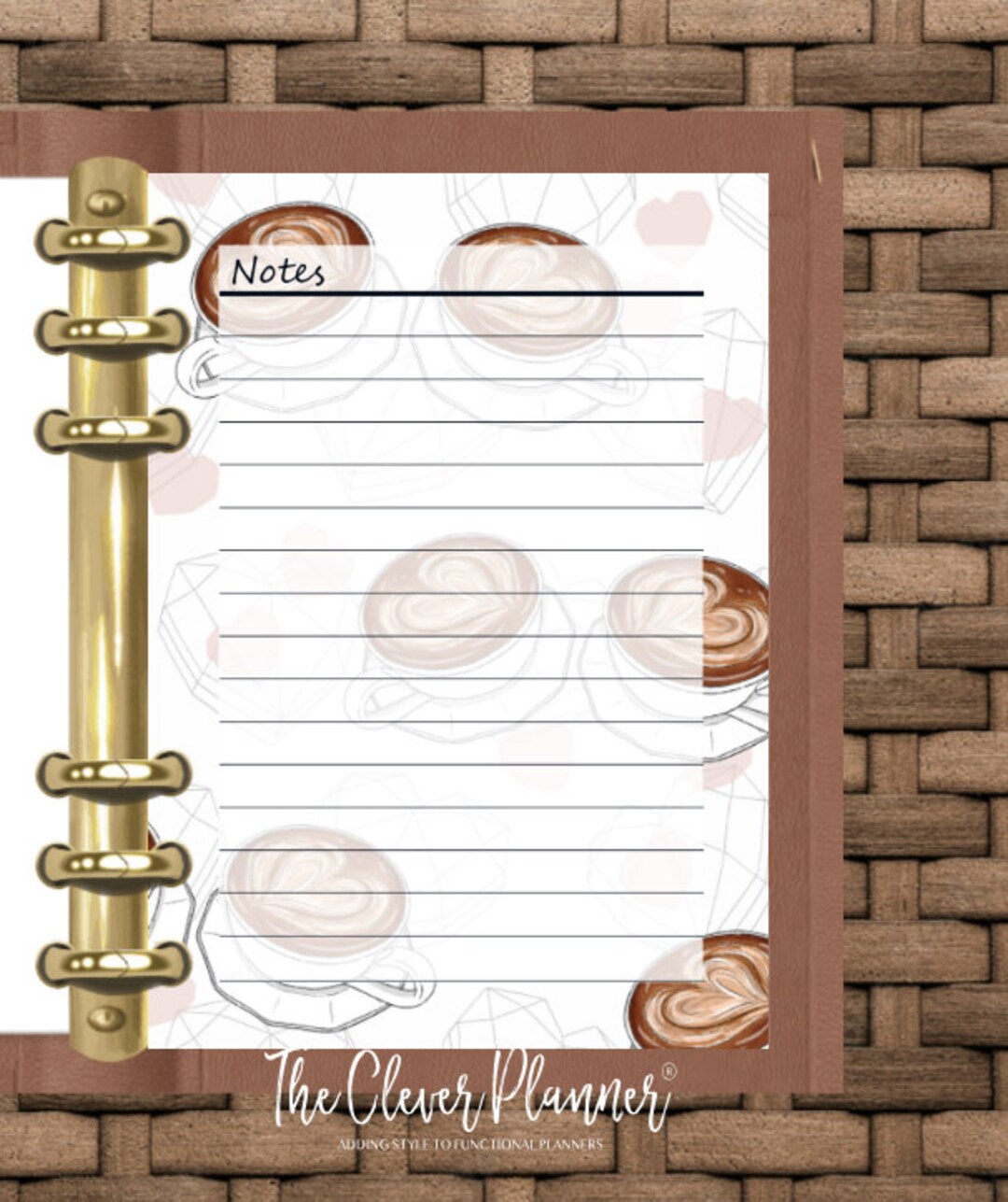 PRINTED Planner Notes Page Inserts for Your Pm Mm Gm Agenda, A5 Planner ...