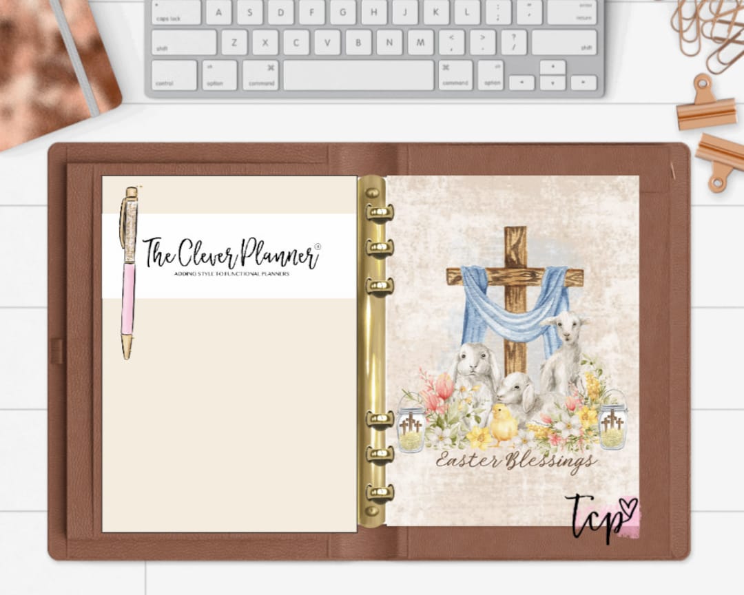 Religious Easter Planner Dashboard for Your Pm Mm Gm Agendas, Personal ...