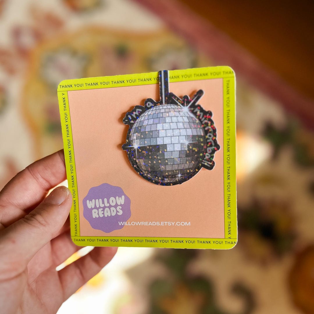 Taylor Swift I'm a Mirrorball Disco Magnetic Bookmark - From Folklore ...