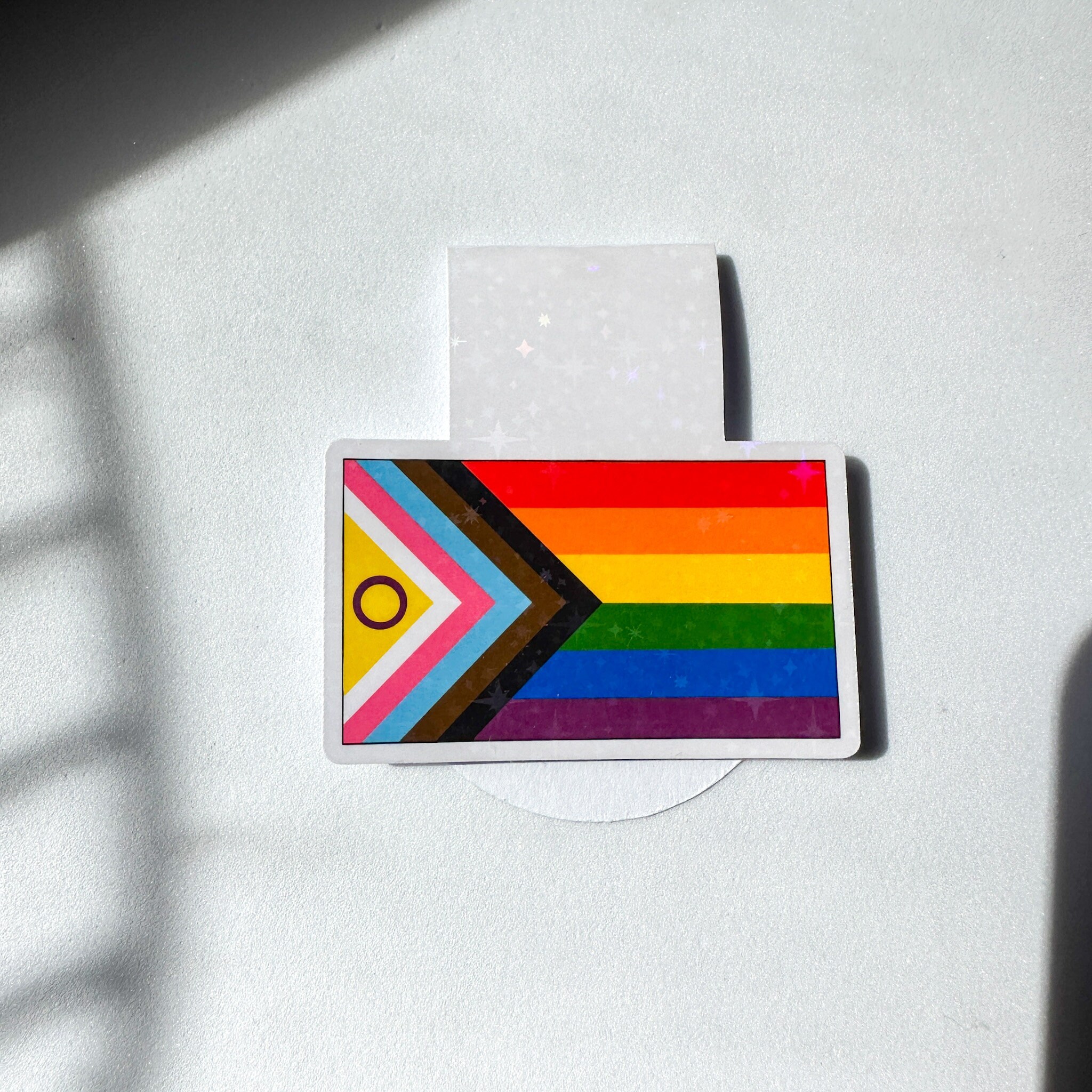 Intersex-inclusive Progress Pride Flag Magnetic Bookmark With ...
