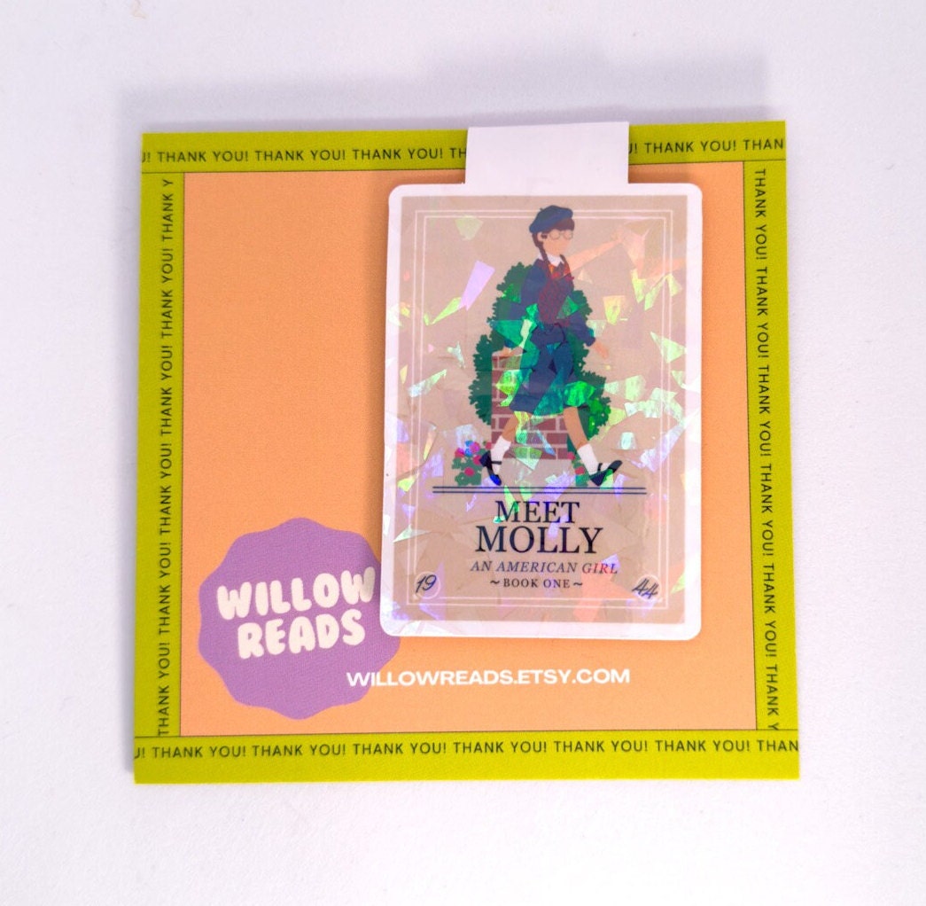 Meet Molly American Girl Doll Book Cover Magnetic Bookmark With ...