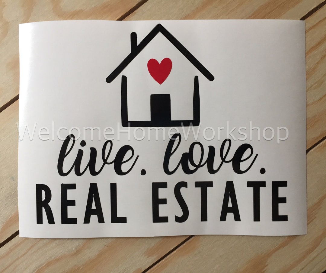 Real Estate Marketing Decal - Vinyl Decal for Real Estate Marketing - Etsy