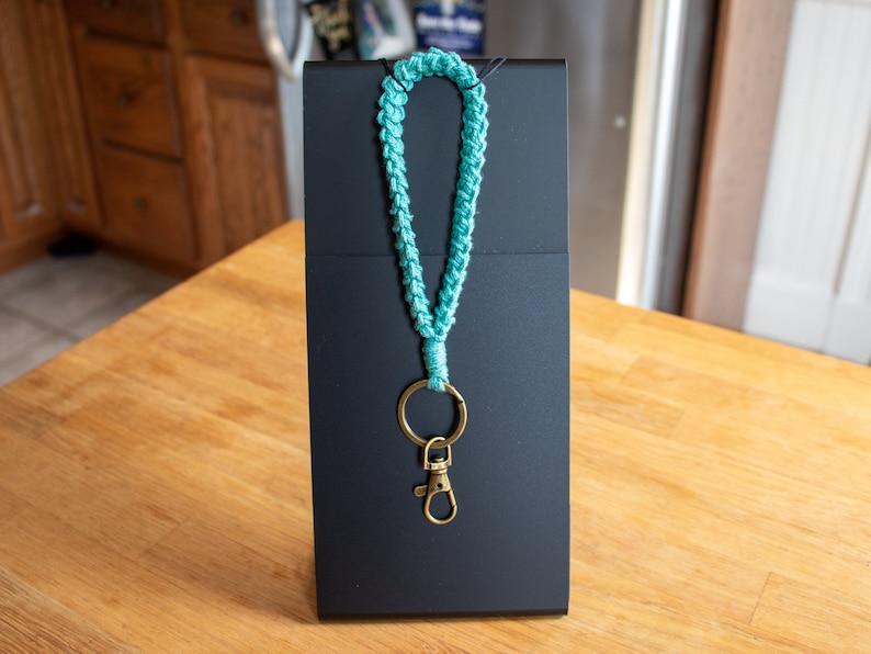 Crocheted Wristlet Key Strap, Wrist Lanyard for Keys, Keychain Wristlet ...