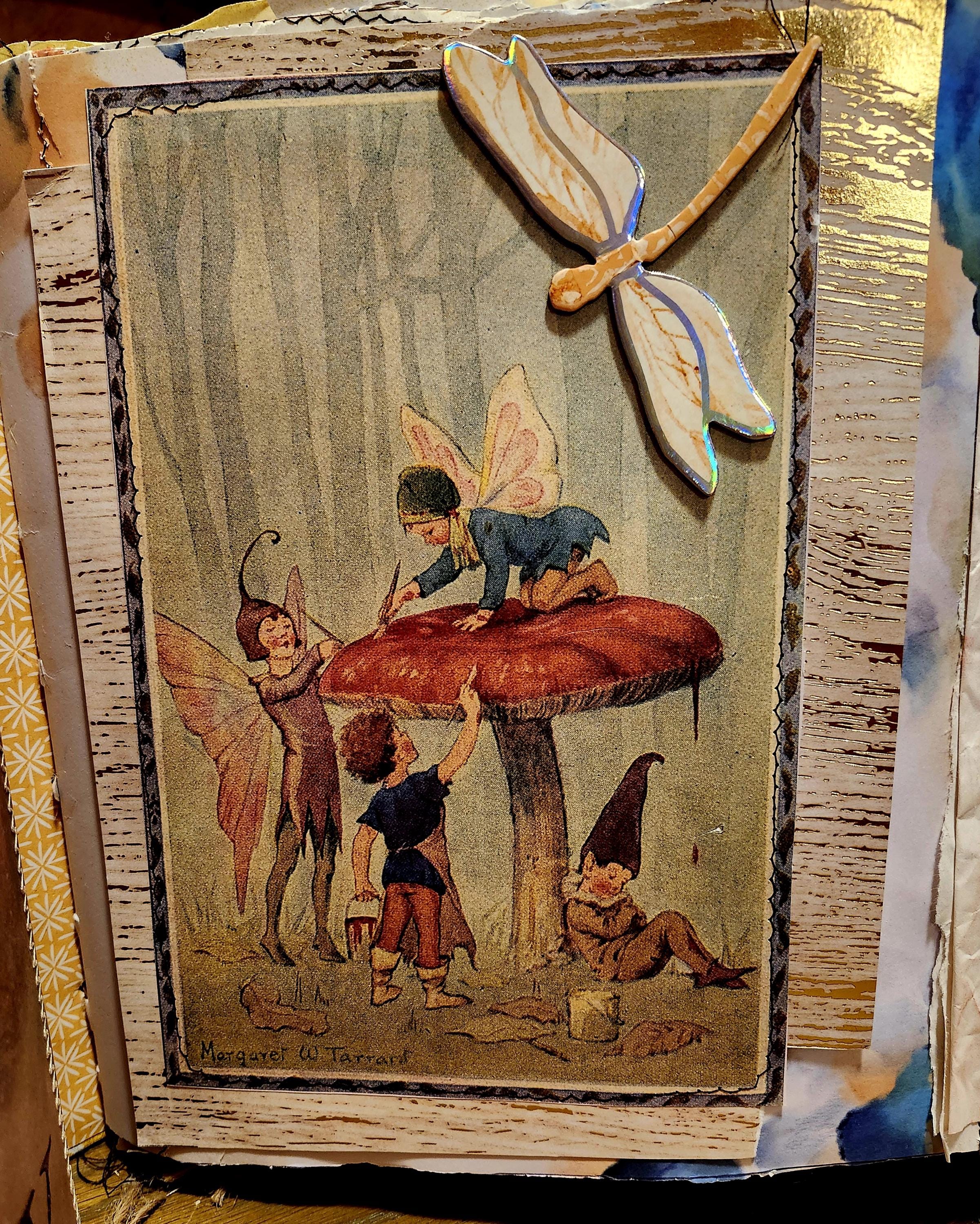Giant, HUGE Fairytale Forest Enchanted Journal, Handmade, Art Piece ...