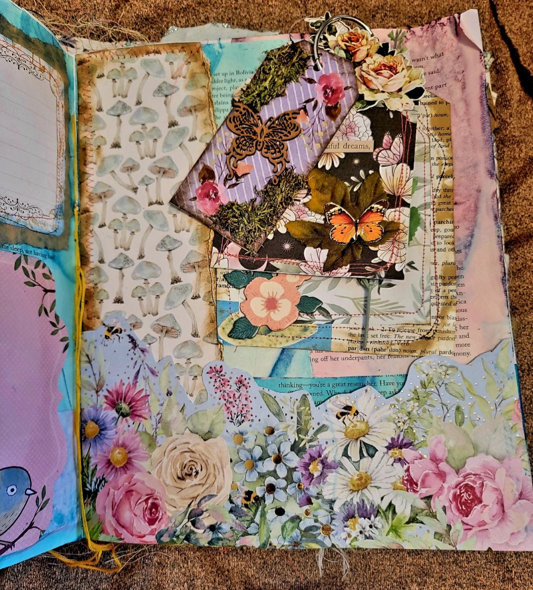 Fairytale Journal, Forest, Fairy, Junk Journal, Gift for Her, Fantasy ...