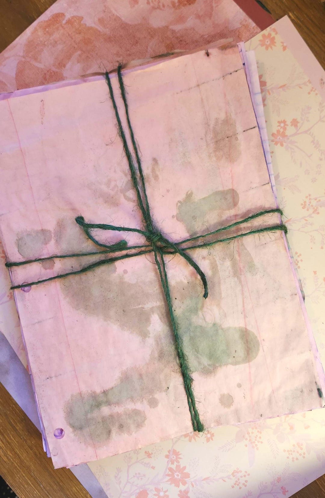 Colored Ink Dyed Papers, Tye Dye Paper, Journaling Paper, 25 Paper ...