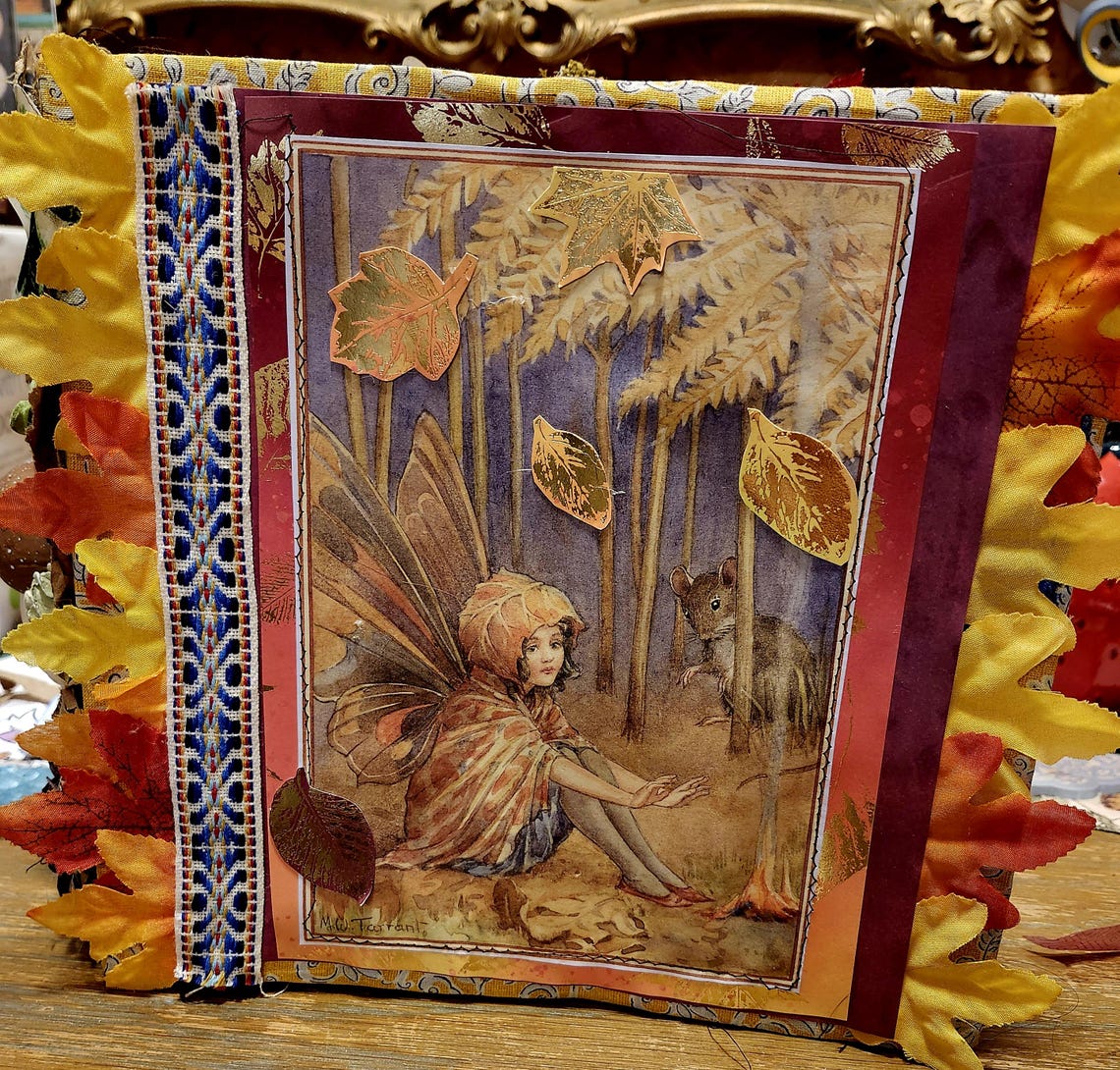Giant, HUGE Fairytale Forest Enchanted Journal, Handmade, Art Piece ...