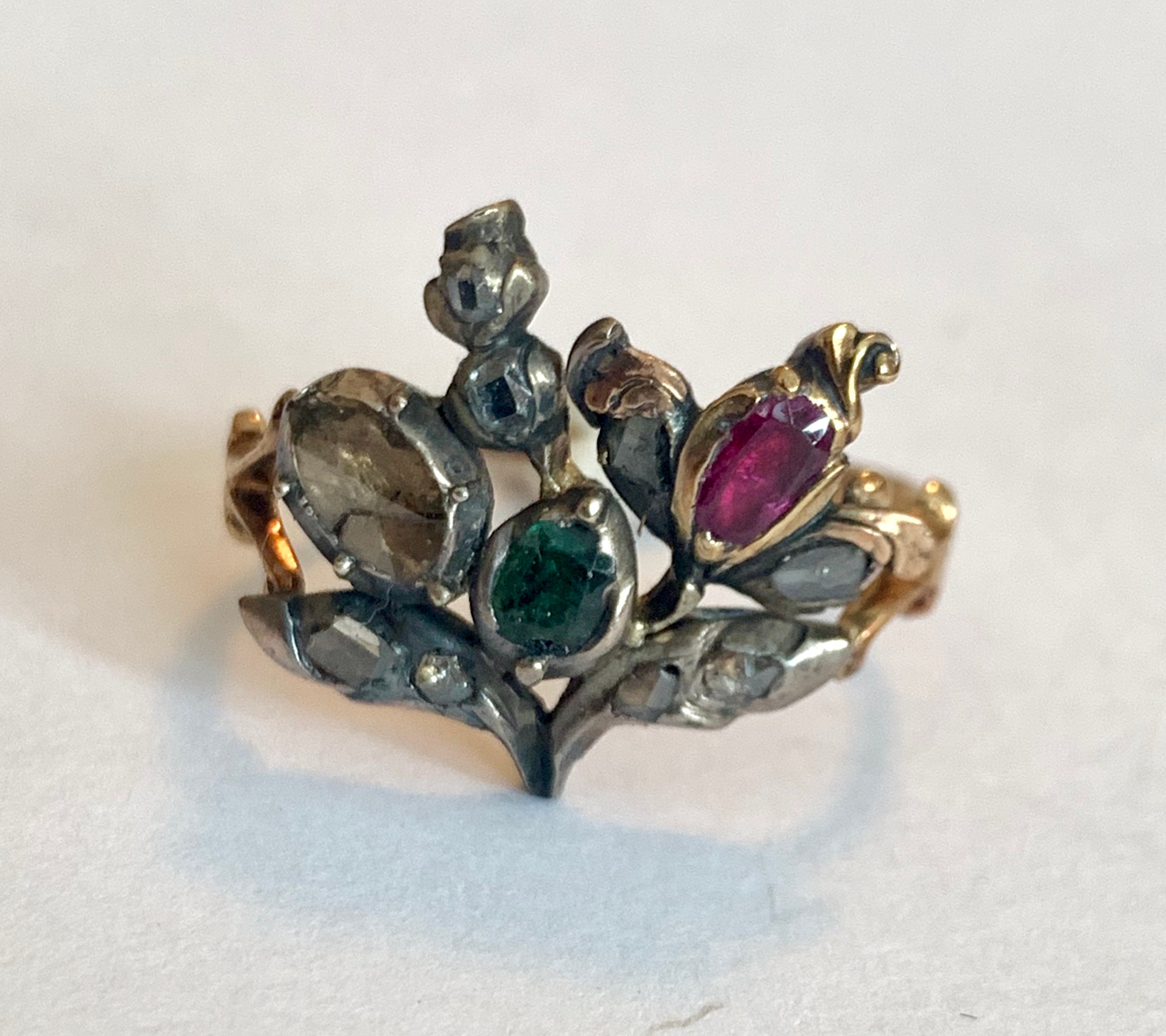 A Wonderful Georgian Rococo Giardinetti Ring Circa 1760 1770 | Etsy