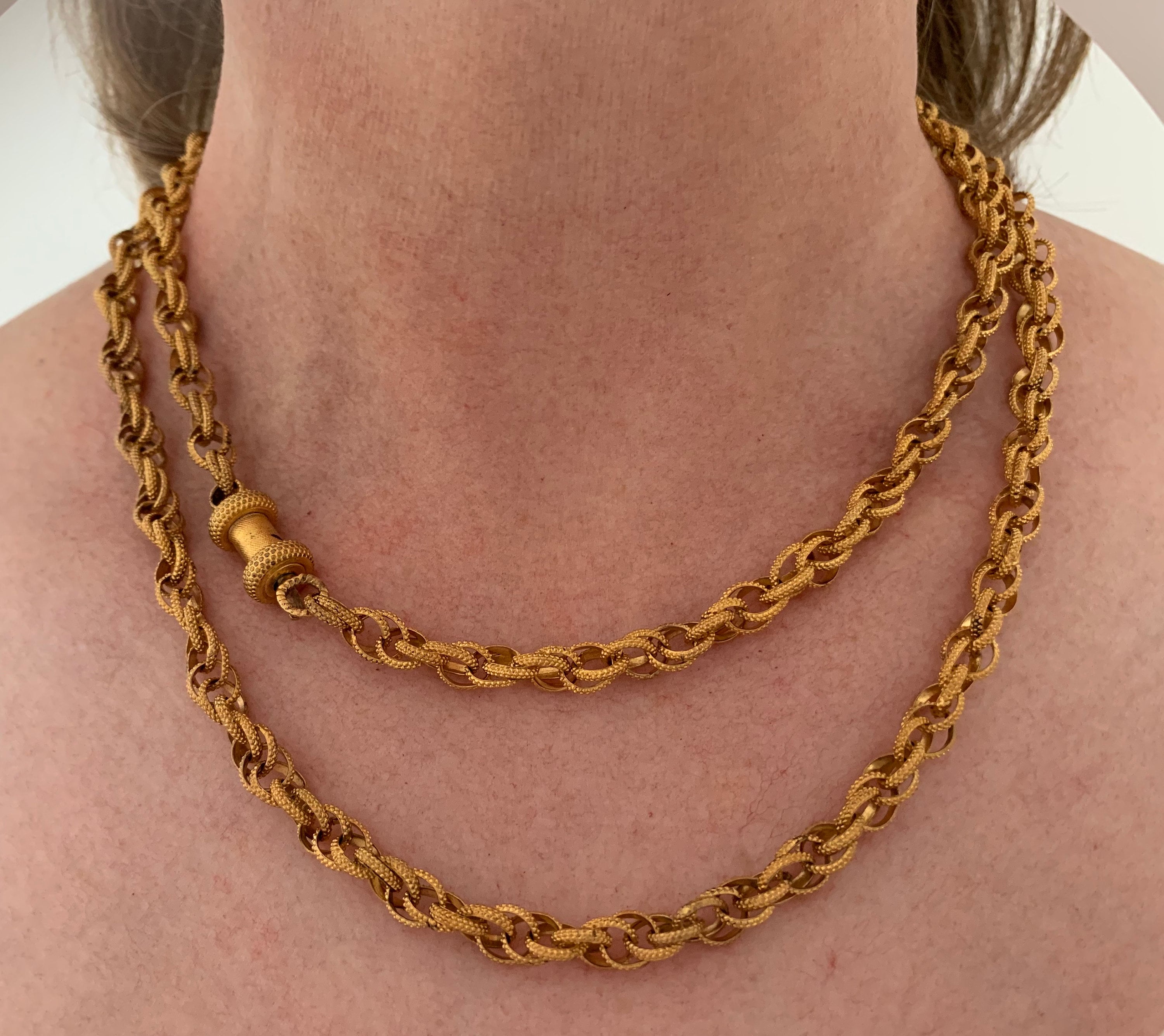 A Magnificent Georgian 36 Inch Pinchbeck Necklace Circa 1790’s - Etsy