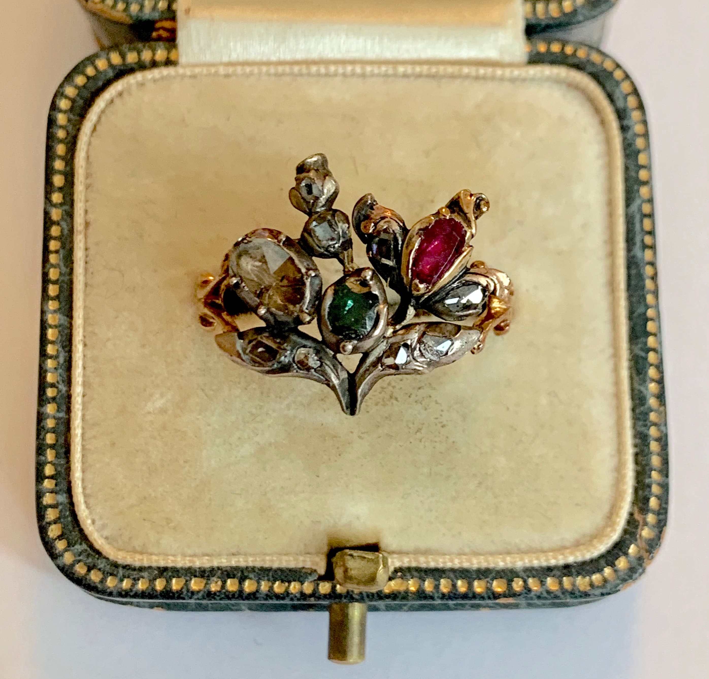 A Wonderful Georgian Rococo Giardinetti Ring Circa 1760 1770 | Etsy