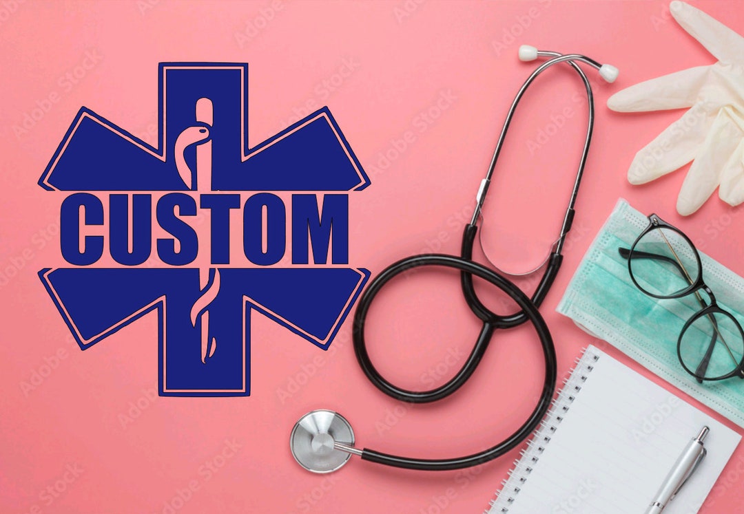 Custom EMS Emblem Sticker Emt Paramedic First Responder - Etsy