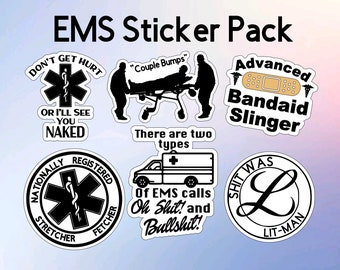 EMS Symbol Vinyl Decal Sticker Paramedic Nurse EMT Star of - Etsy