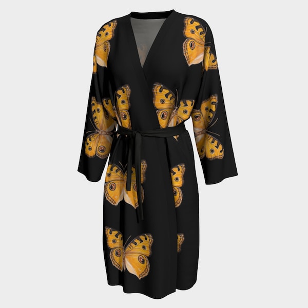 Black Butterfly Robe - Etsy