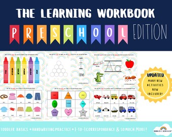 Preschool Morning Workbook | Etsy