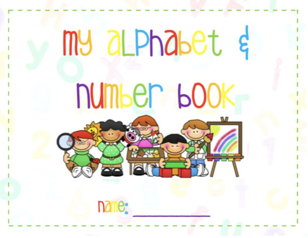 My Alphabet & Number Book - Etsy
