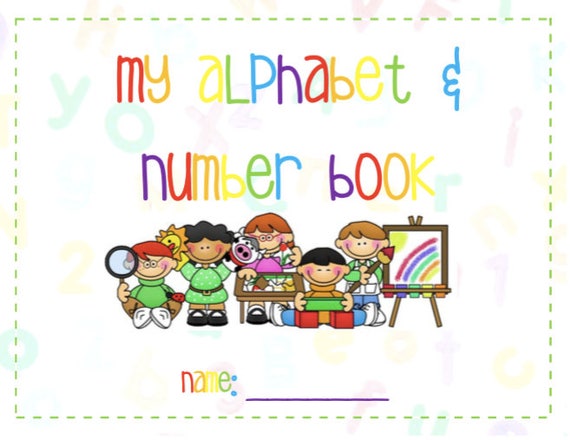 My Alphabet & Number Book | Etsy