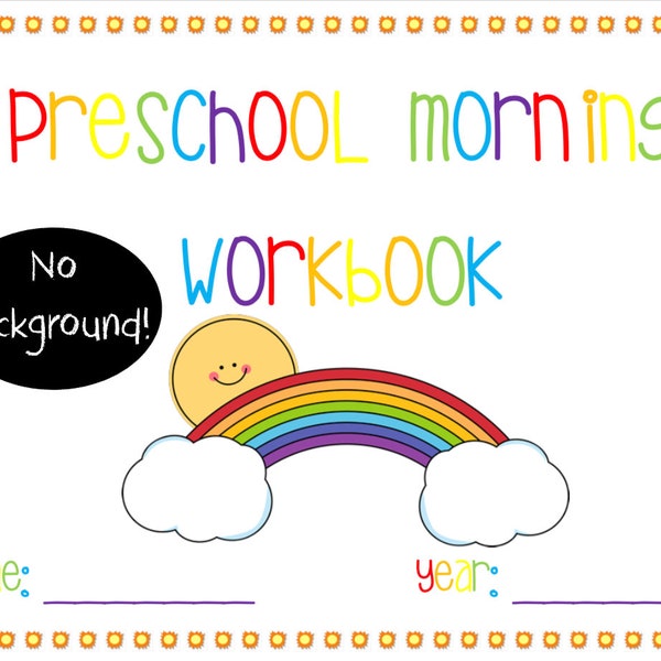 Preschool Workbook - Etsy