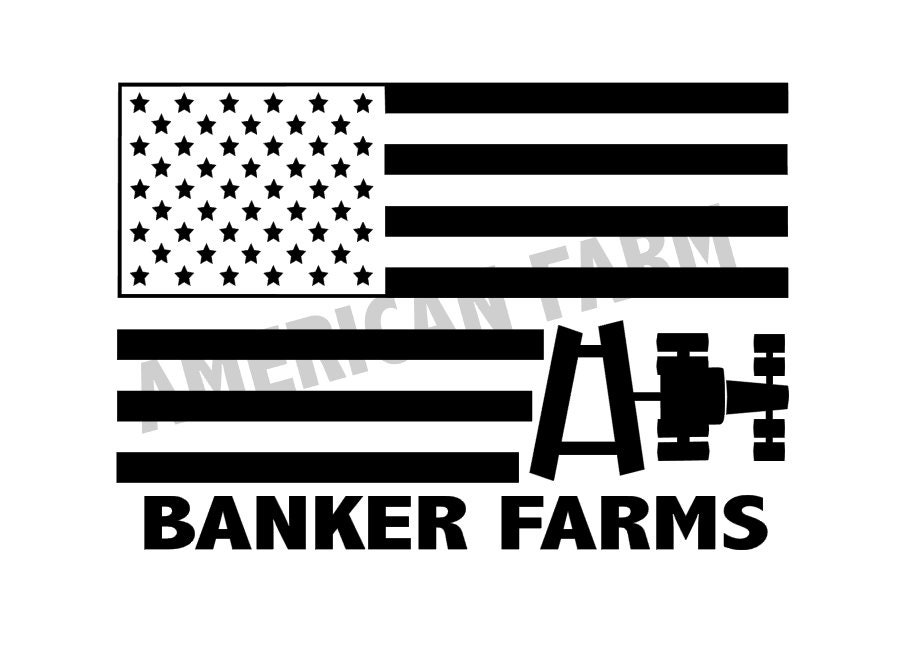 Your Farm Name-agflag Decal - Etsy