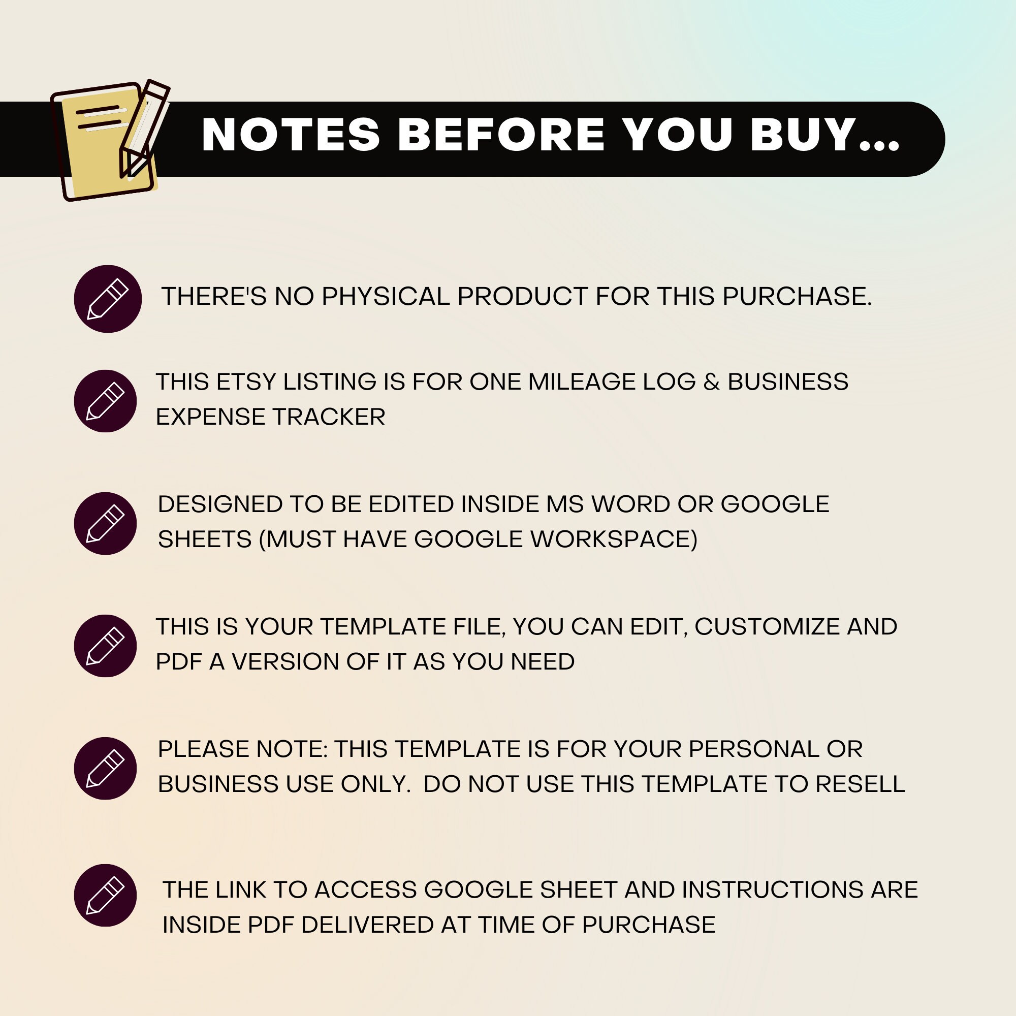Mileage Log and Expense Report Tracker for Lyft, Uber, Doordash ...