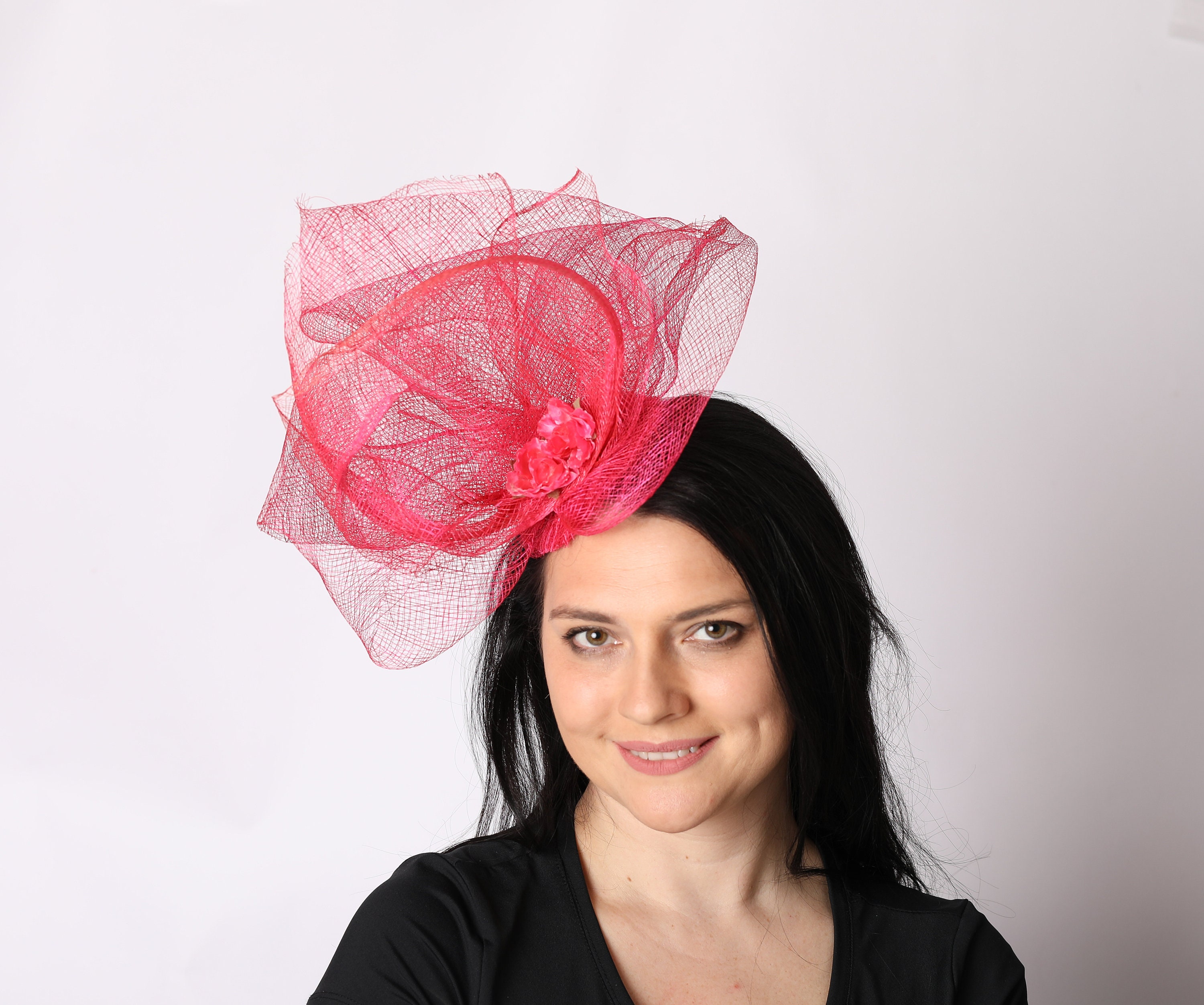 Pink Fascinator, Pink Derby Fascinator , Kentucky Derby Fascinator ...
