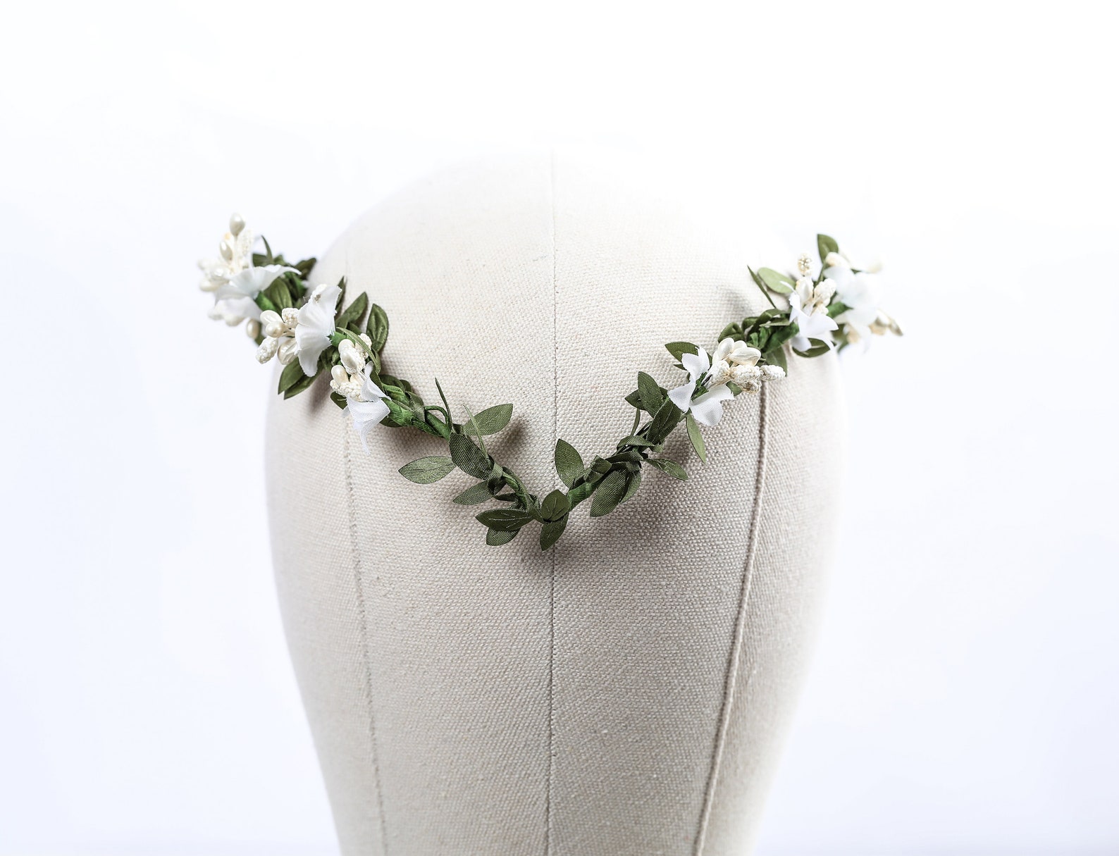 Elvish Flower Crown Elf Headpiece Leaf Fairy Crown Elf | Etsy