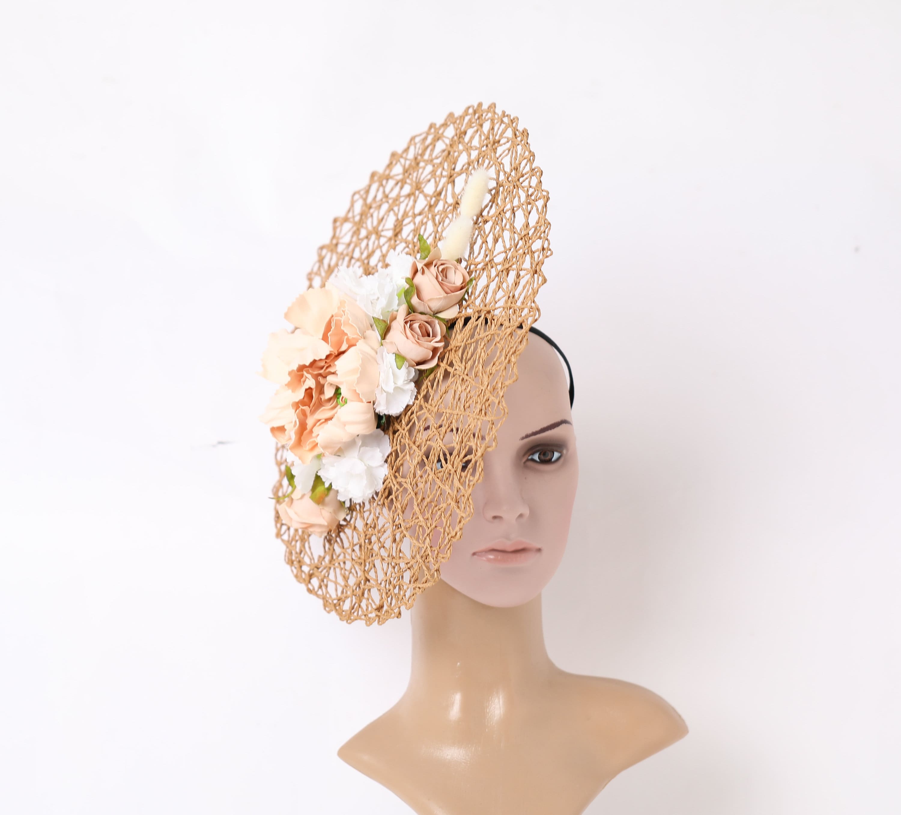 Natural Beige Straw Kentucky Derby Hat Straw Royal Ascot Hat - Etsy