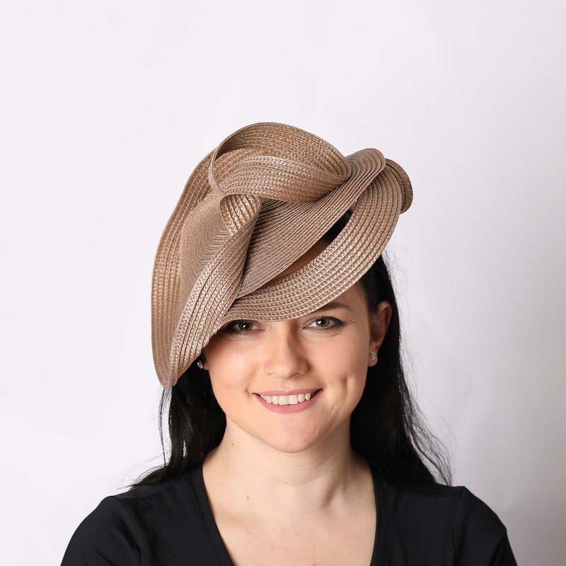 Brown Fascinator - Etsy