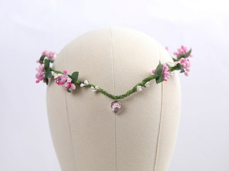 Elvish Flower Crown, Elf Headpiece, Leaf Fairy Crown, Elf Crown ...